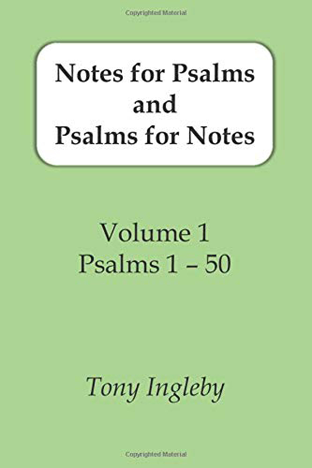 Notes for Psalms and Psalms for Notes - Transforming Ministry Magazine